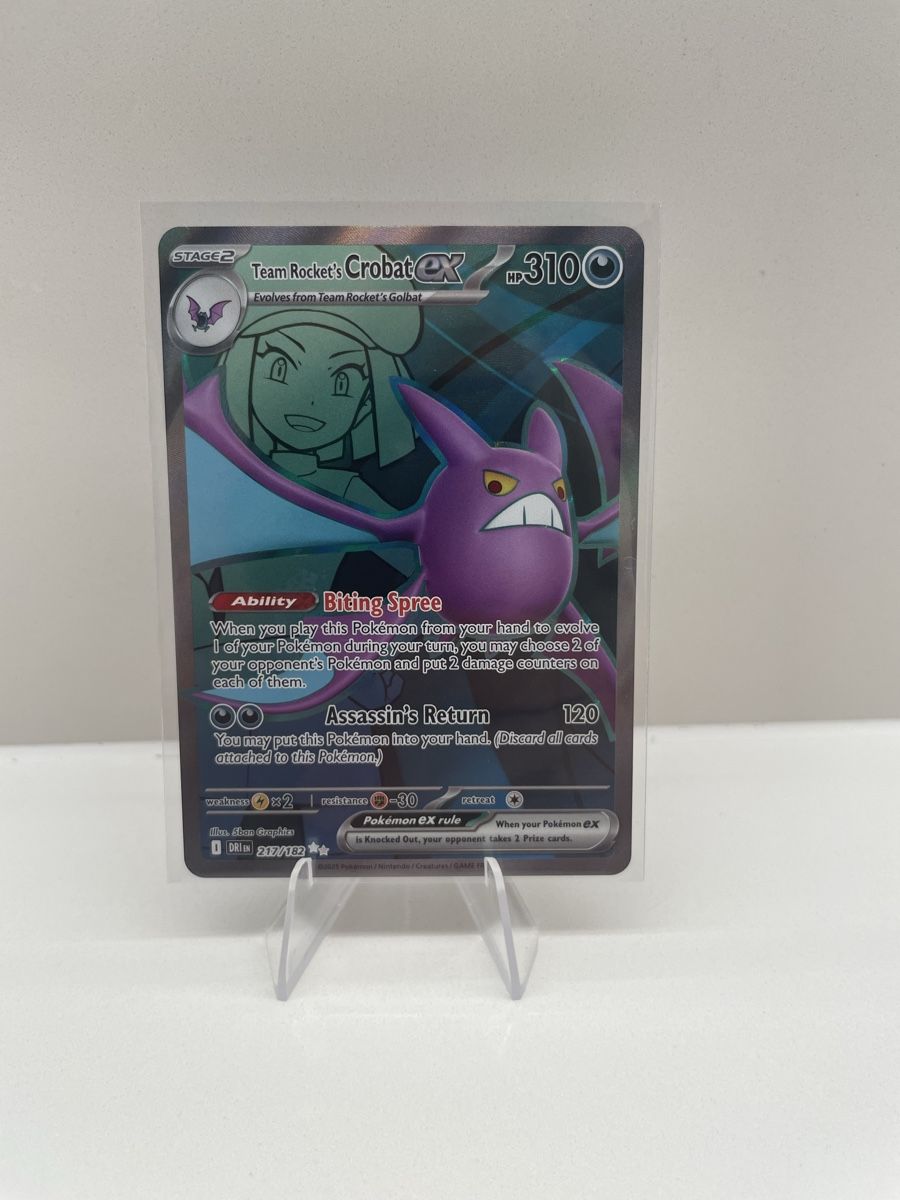 Team Rockets Crobat ex Ultra Rare Destined Rivals 2025 (Gebraucht) in ...
