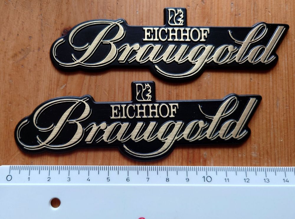 Eichhof Braugold Luzern Bier Brauerei Schild Buffet (Gebraucht) in ...