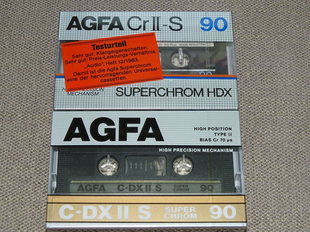 Zwei Agfa Kassetten neu in Folie Tape | Kaufen auf Ricardo