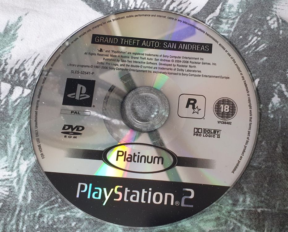 Grand Theft Auto San Andreas / GTA (Nur CD) - Playstation 2 | Kaufen auf Ricardo