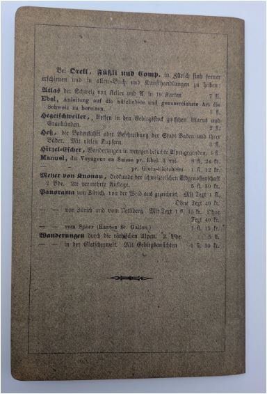 Schweiz - Limmat -Zürich - Baden Nordbahn Erste Section 1847 (Gebraucht ...