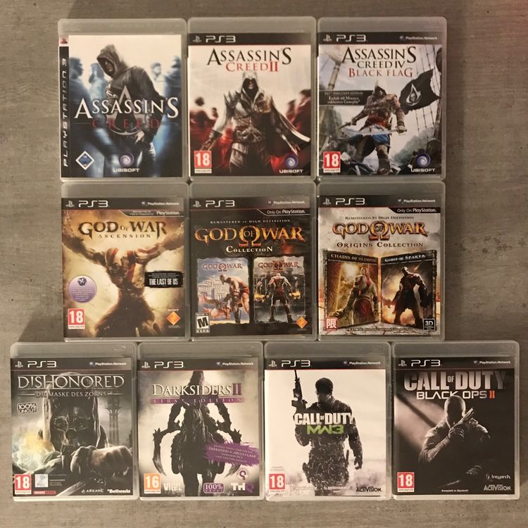 PS3 SPIELE PAKET - 10 Stk | Kaufen auf Ricardo