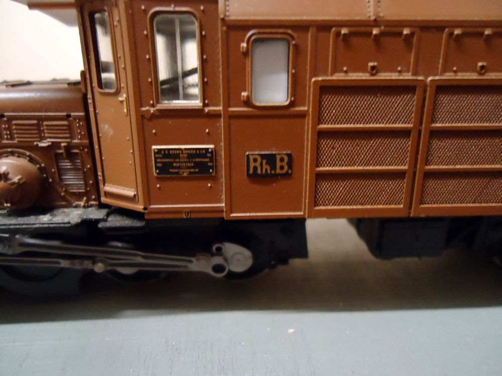 Bemo 1255 E-Lok RhB Ge 6/6 "Krokodil" (93) (Défectueux) à Kerzers pour ...