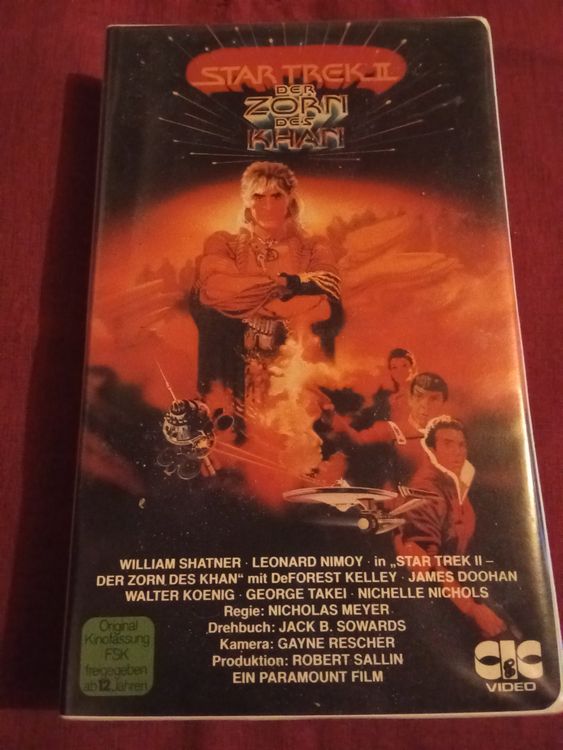Star Trek II - Der Zorn des Kahn (USA 1982) CIC Video VHS (Gebraucht ...