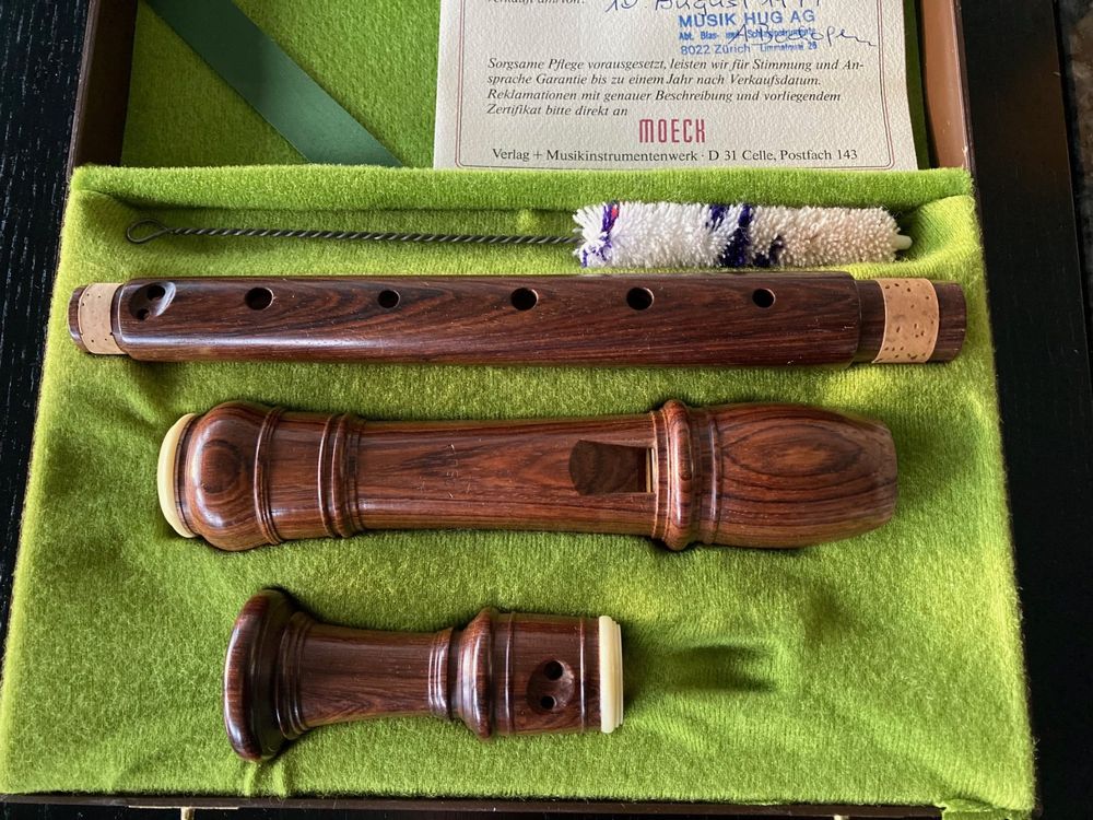 Altblockflöte Moeck Rottenburgh aus Palisander-Edelholz | Kaufen auf ...