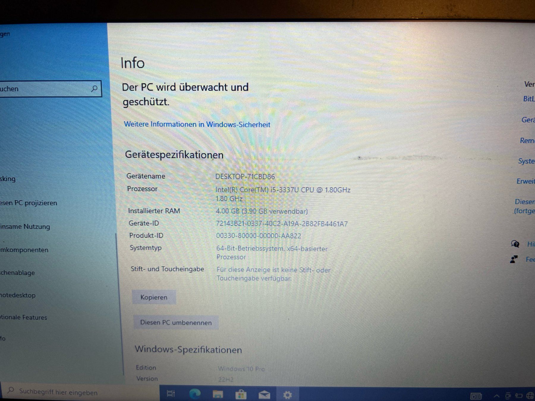 Toshiba Satellite Z930 – i5-3337U / 4GB RAM / 128GB SSD (Gebraucht) in ...