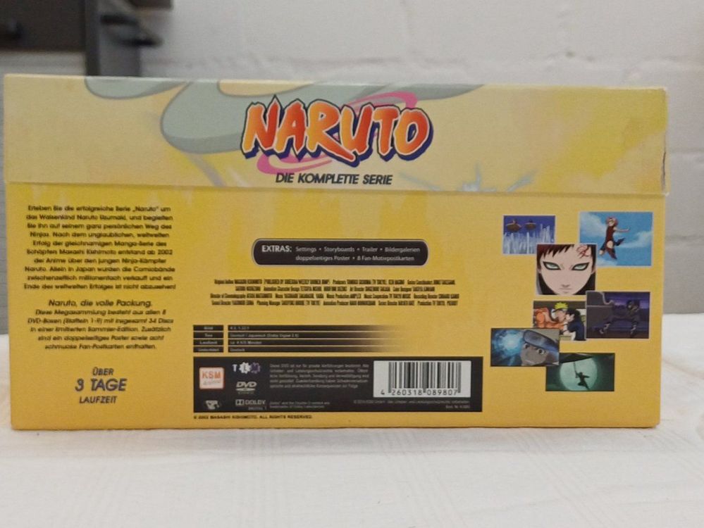 Naruto DVD Box Set (Gebraucht) in Luzern für CHF 90 – mit Lieferung auf ...