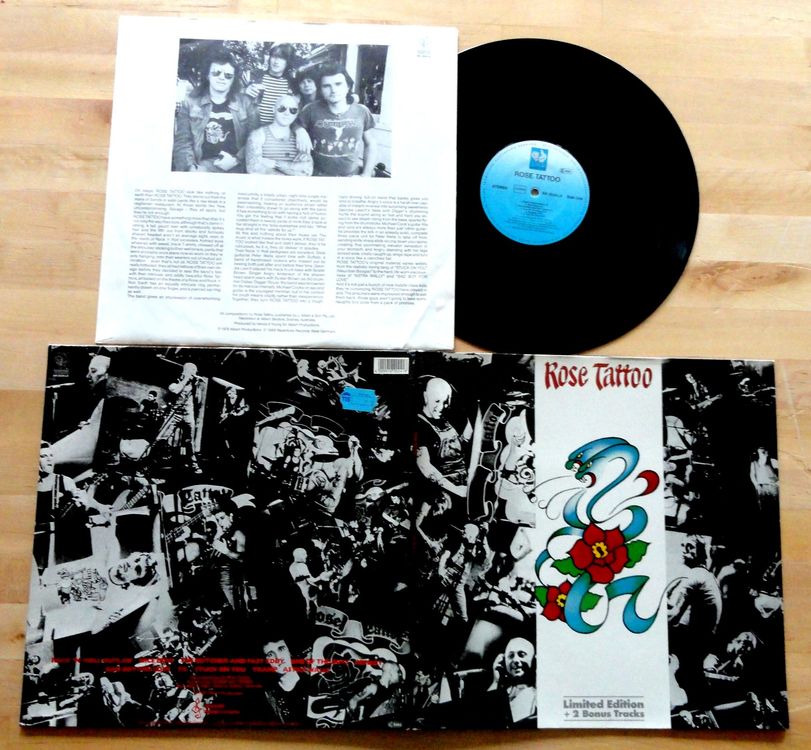 LP ROSE TATTOO same 1989 limited Edition mint- | Kaufen auf Ricardo