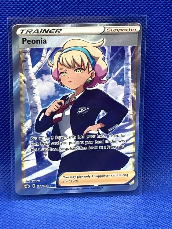 Pokemon Chilling Reign / Trainer Peonia 196 / 198 EN (Neu (gemäss ...
