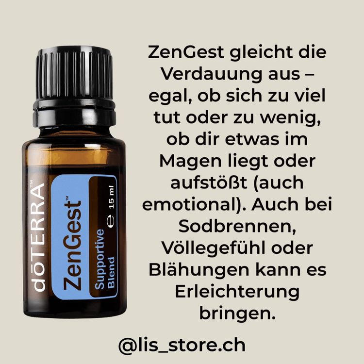 doterra ZenGest Blend 15ml Magenverstimmung Verdauung (Neu und ...