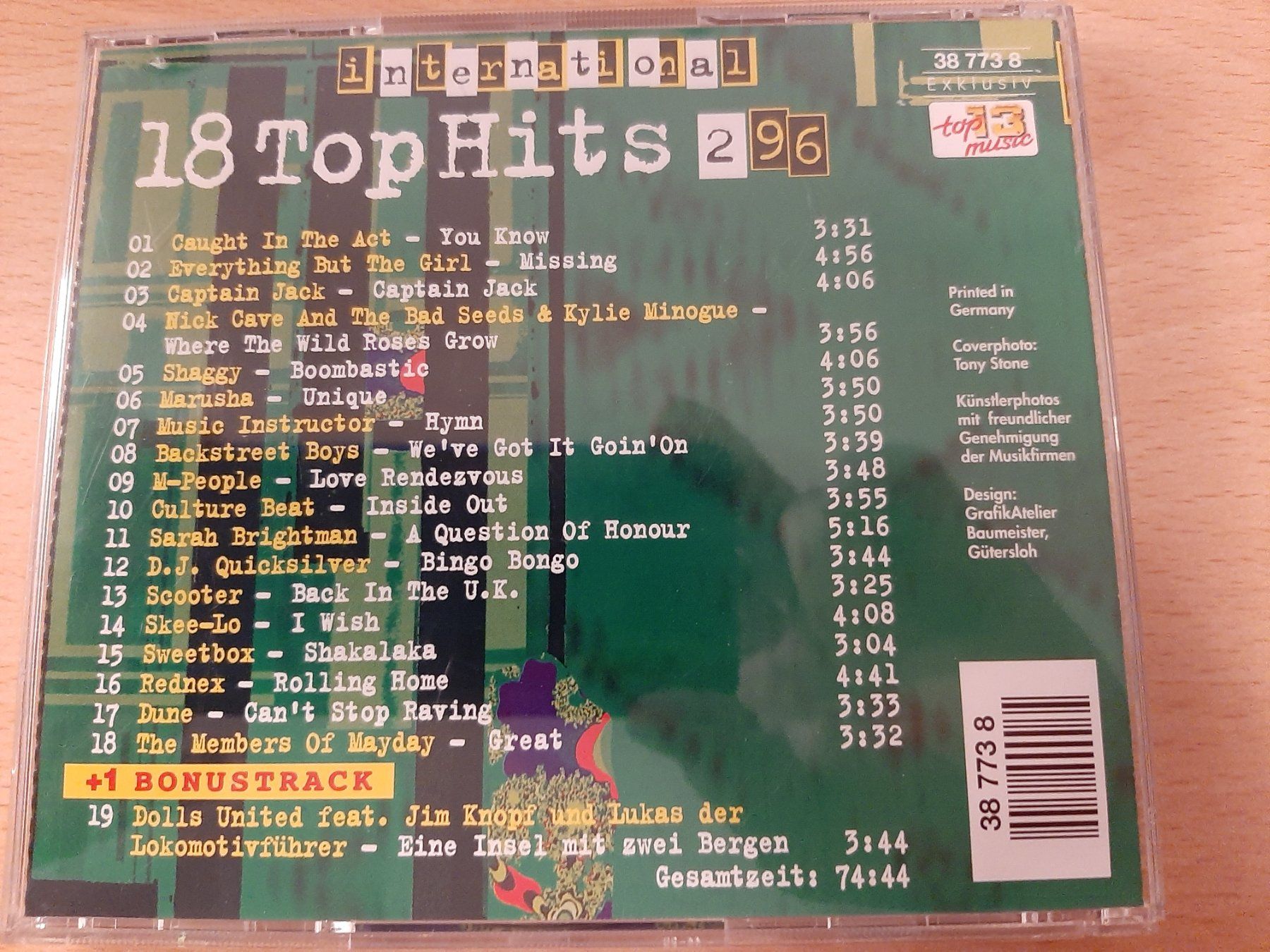 CD 18 Top Hits - International 2/96 - Diverse Interpreten (Gebraucht ...