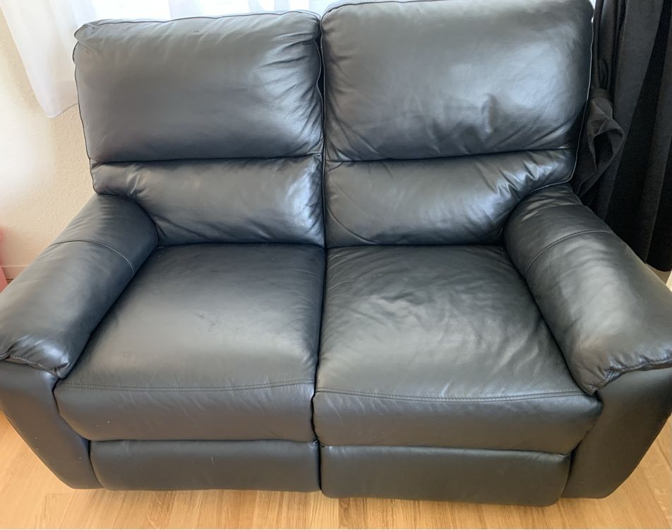 2er Echtleder Sofa mit Relaxfunktion | Kaufen auf Ricardo