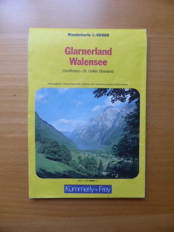 Wanderkarte Glarnerland Churfirsten - Kümmerly+Frey 1:60'000 (Neu (gemäss Beschreibung)) in ...