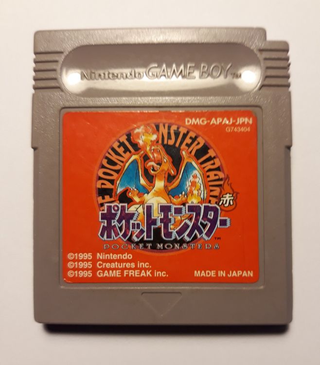 Pocket Monsters Aka ( Pokemon Red Rot Rote ) ⚔️ Game Boy JPN | Kaufen ...