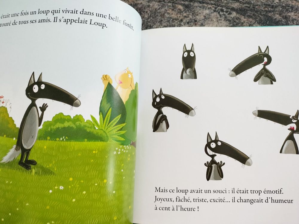 Le loup qui apprivoisait ses émotions (grand format) dès 3a (D'occasion ...