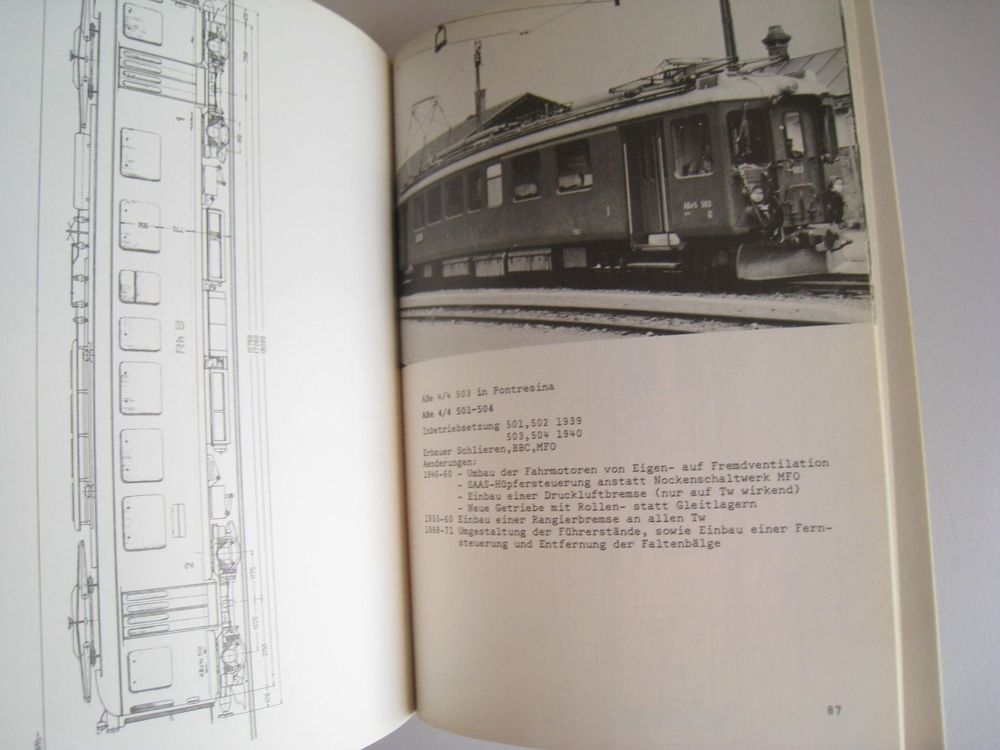 Die Elektrischen Lokomotiven+Triebwagen der Rhätischen Bahn (Gebraucht) in Buchs ZH für CHF 25 ...