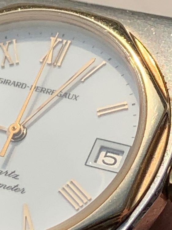 GIRARD PERREGAUX Laureato 4266 WH Stahl Gold Quartz 1975 (Gebraucht) in Zürich für CHF 1255 ...