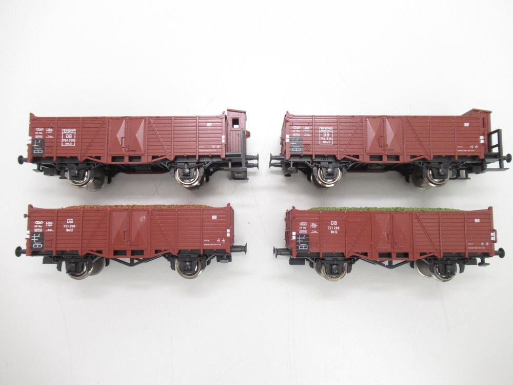 Roco 2 x 44152 DB Hochbordwagen mit Ladung, DC H0 | Kaufen auf Ricardo