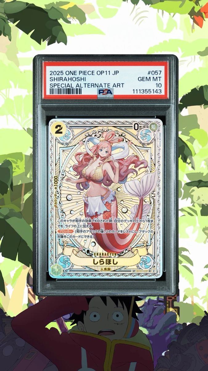 Shirahoshi OP11-057 Special Alt Art One Piece Japanese PSA10 (Gebraucht ...