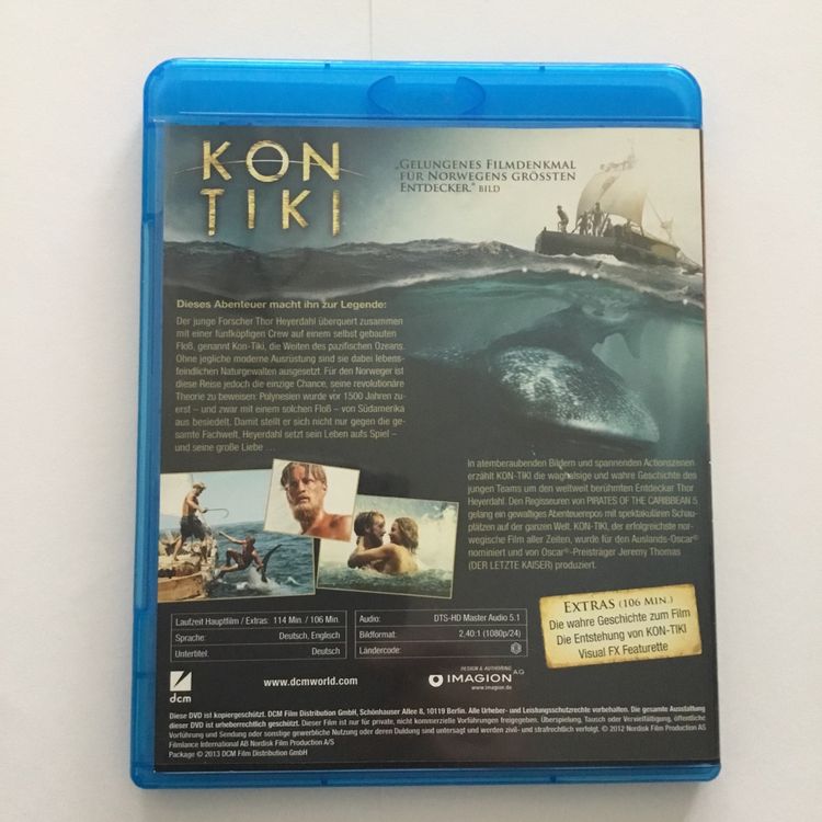 📀 Kon Tiki Blu Ray 📀 (Neu (gemäss Beschreibung)) in Blauen für CHF 6.9 – mit Lieferung auf ...