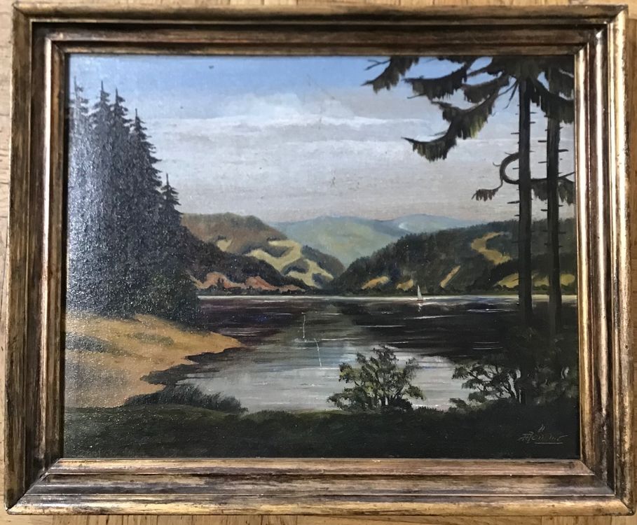 Landschaft Gemälde Unleserlich Signiert (Gebraucht) in Root für CHF 10 – mit Lieferung auf ...