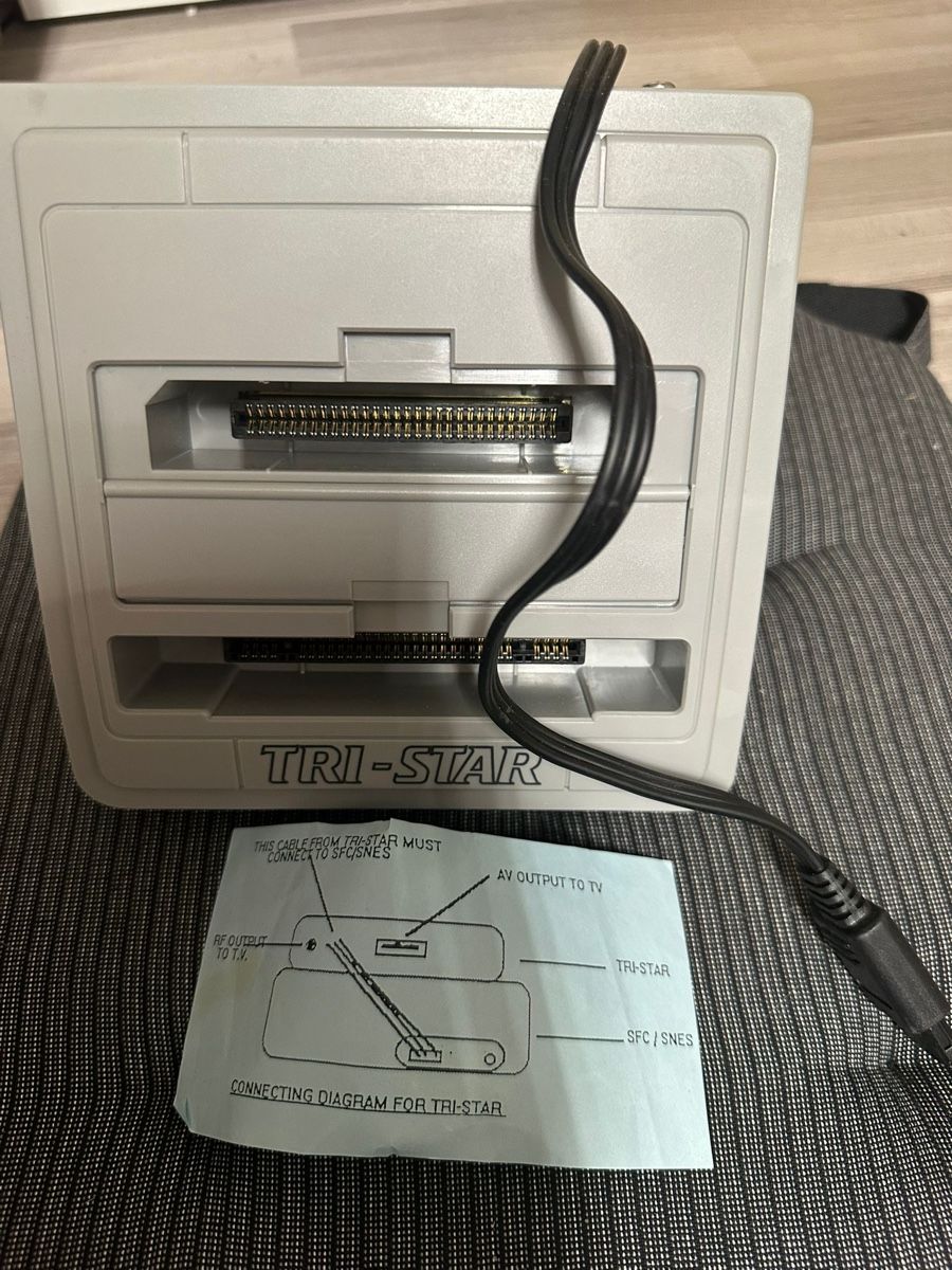 Tri-Star Adapter für Super Nintendo (SNES / Super Famicom) (Gebraucht ...