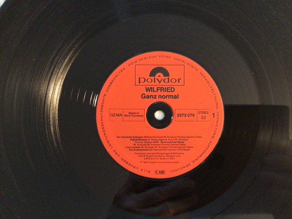 WILFRIED, Ganz Normal, LP, 1981 | Kaufen auf Ricardo