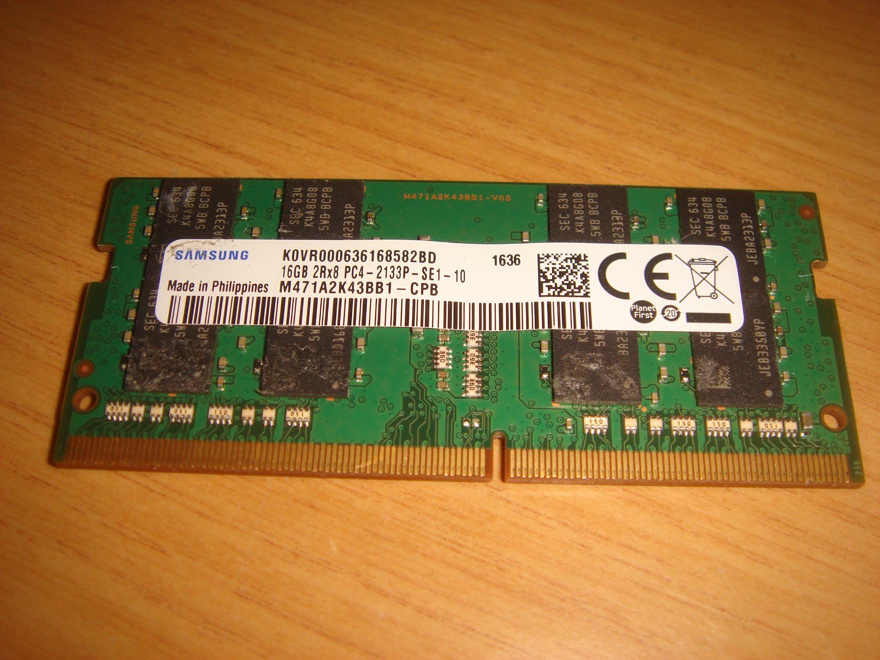 1 Stück 16gb ddr4 2133 RAM für Laptop. (Gebraucht) in St. Gallen für ...