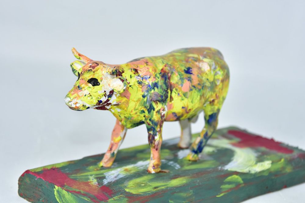 KUH VACHE ORIGINAL KUNST-WERK VON LE BOUCHER CORPAATO 1950 (Gebraucht ...