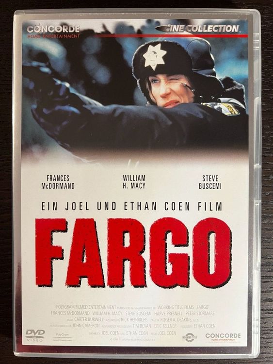 Fargo, DVD vergriffen von Joel und Ethan Coen, KULT (Gebraucht) in Sessa für CHF 2.95 – mit ...