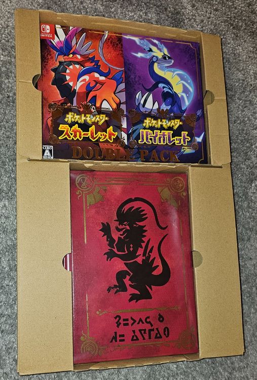 Pokémon Center Edition 🇯🇵 Scarlet & Violet -Double Pack- (Neu und ...