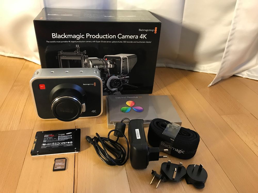 BLACKMAGIC Design Production Camera 4K VIDEO inkl. SSD (Gebraucht) in ...