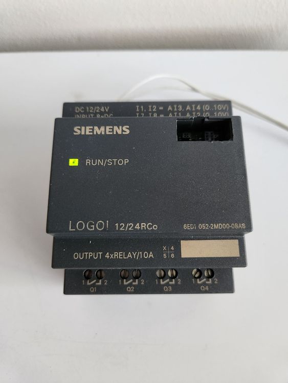 Siemens Logo 12-24RC / 6ED1 052-2MD00-0BA6 Basismodul 12-24V (Gebraucht ...