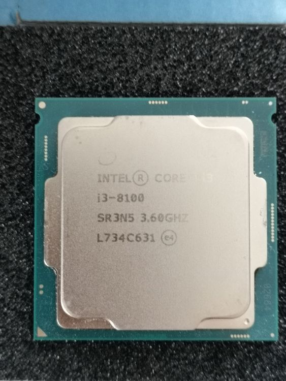 Intel Core i3 8100 3,6 GHz LGA 1151 CPU-Prozessor (Gebraucht) in Oberlunkhofen für CHF 7 – mit ...
