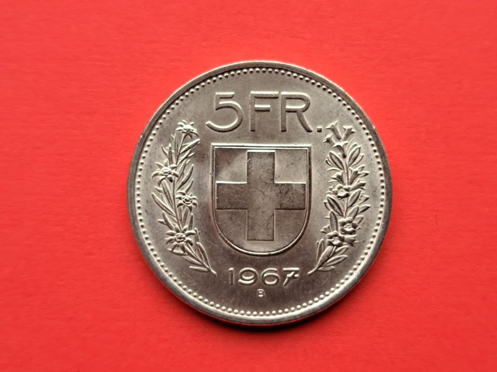 5 Franken Silber 1967 | Kaufen auf Ricardo