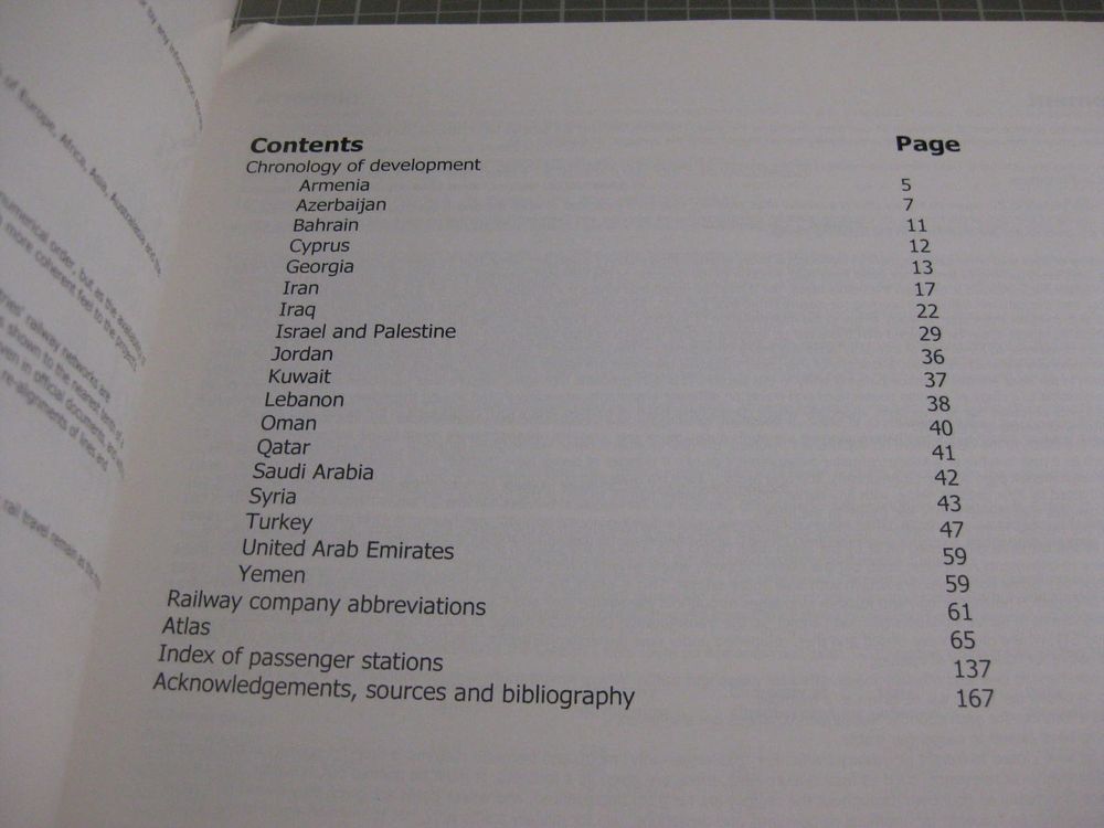 Buch: World Rail Atlas The Middle East and Caucasus, Neil Ro (Gebraucht ...