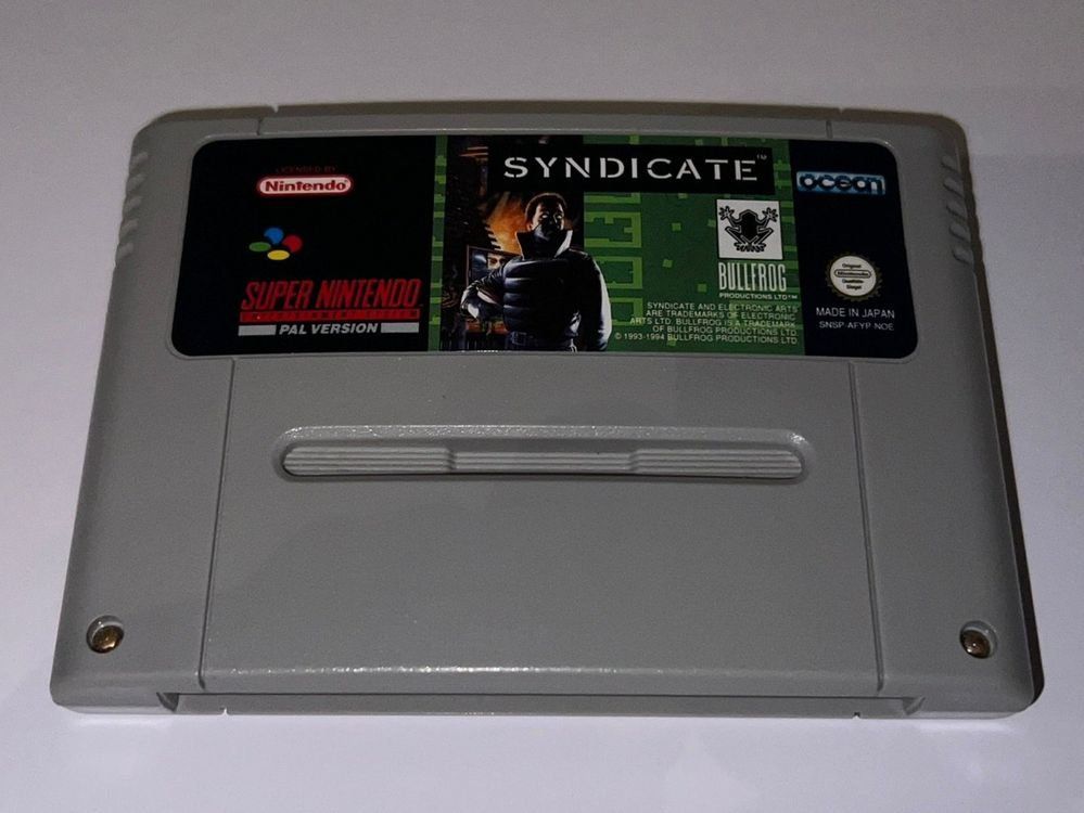 Super Nintendo (SNES) Spiel - Syndicate (Gebraucht) in Zürich für CHF ...