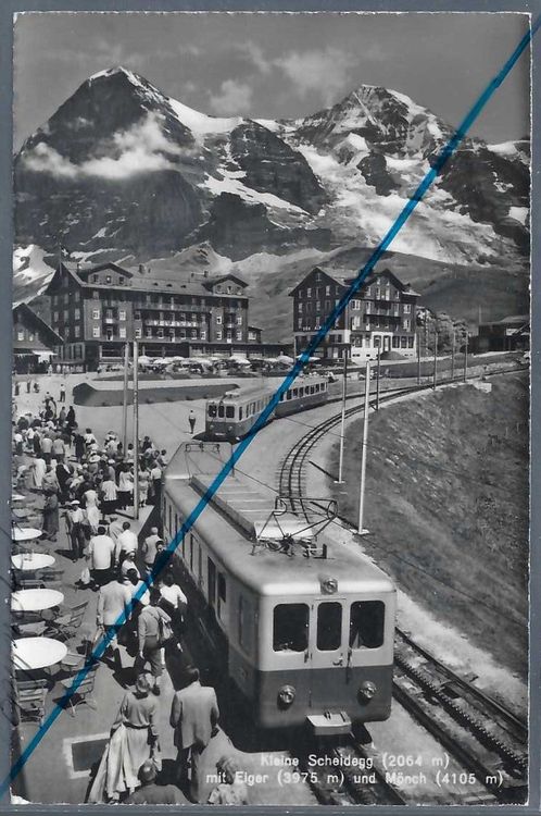 Kleine Scheidegg. Bahnhof. Eiger, Mönch. Jungfraubahn. | Kaufen auf Ricardo