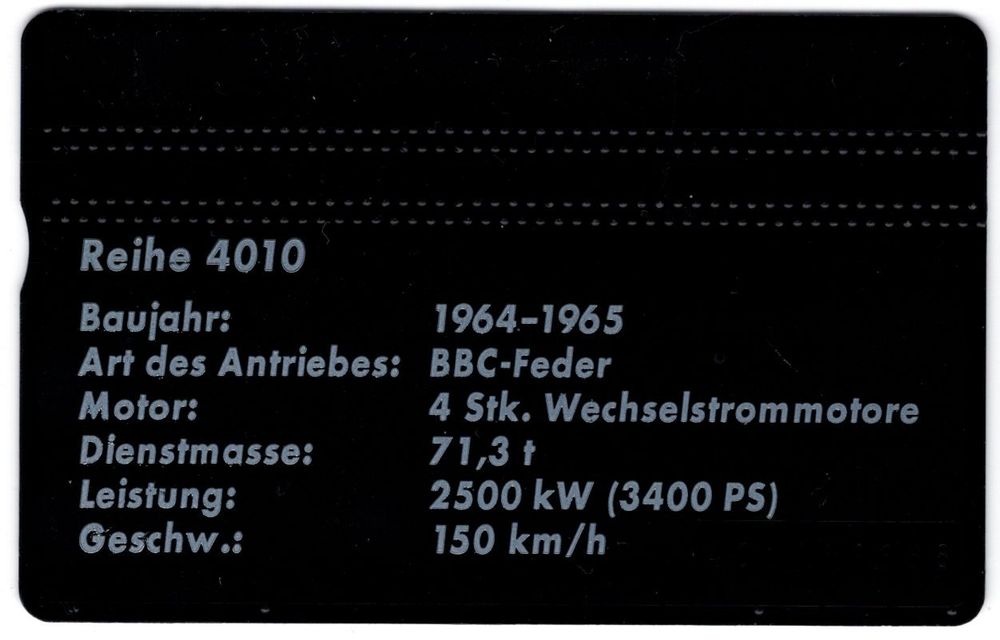 Lok der Reihe 4010 - volle Telefonkarte aus Österreich | Kaufen auf Ricardo