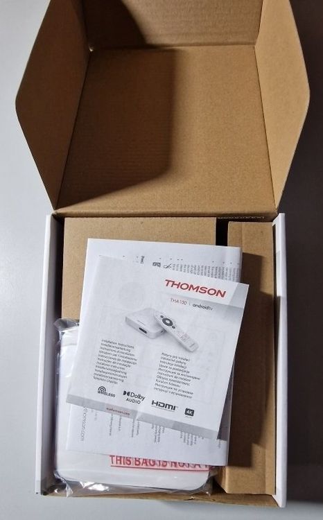 Thomson THA100, Android TV Box Ultra HD 4K! (Neu (gemäss Beschreibung ...