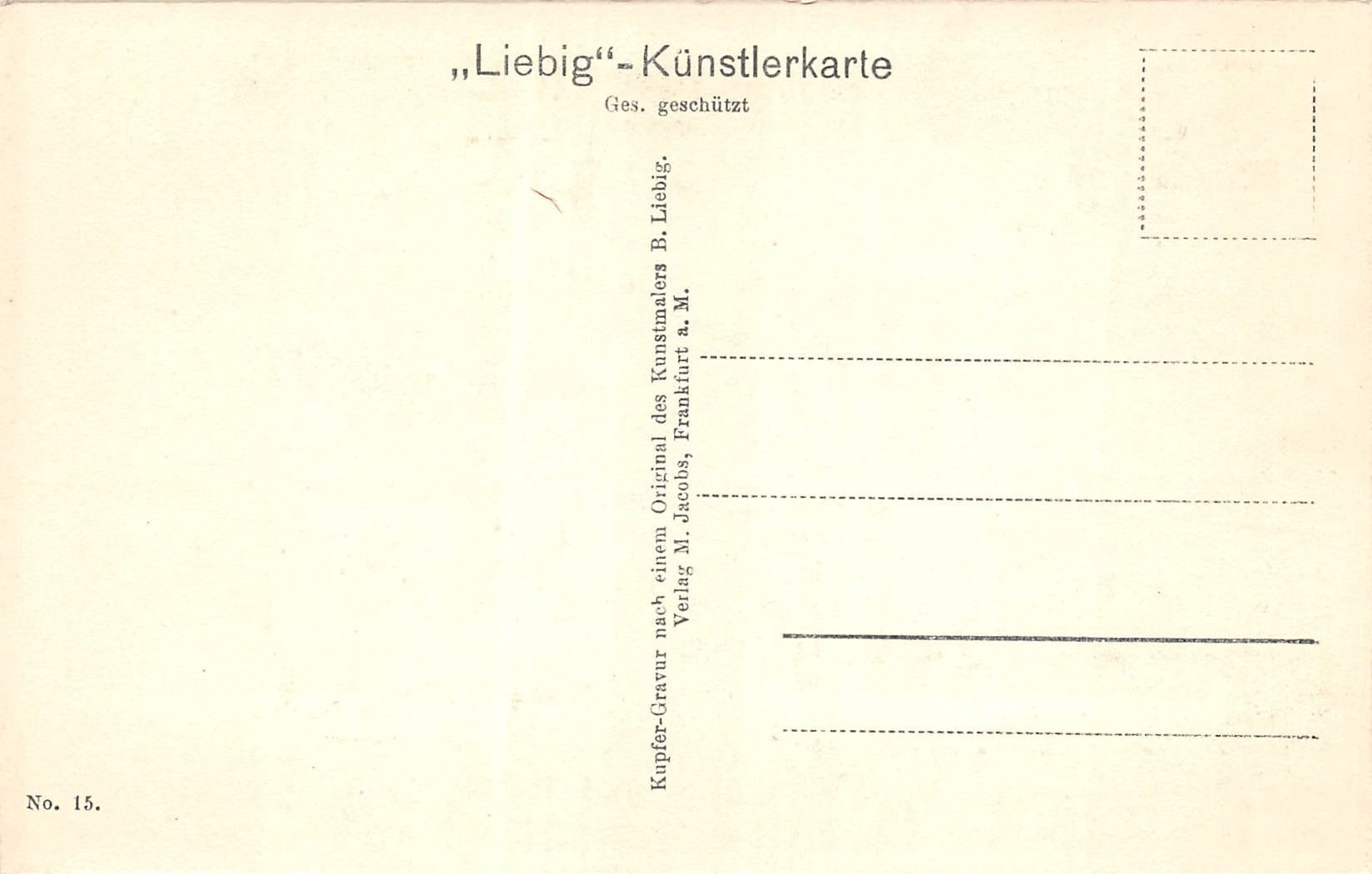 2x Frankfurt am Main, Liebig Künstlerkarte (Gebraucht) in Ottikon b ...