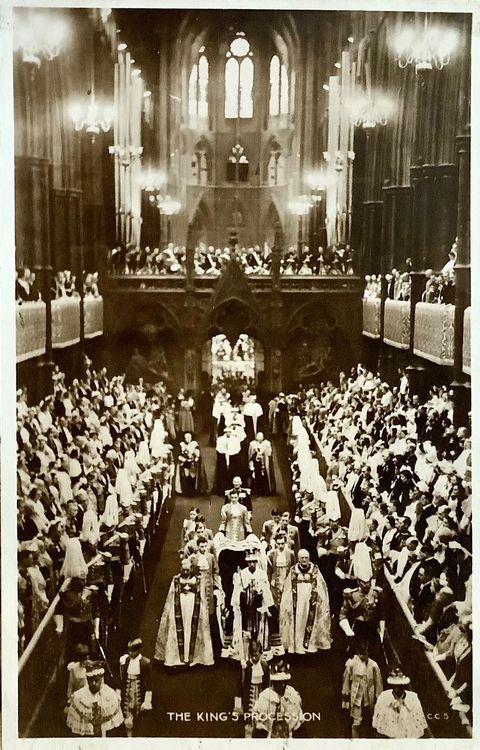 1937 KING GEORGE VI Krönung Westminster Abbey London - Royal (Gebraucht ...