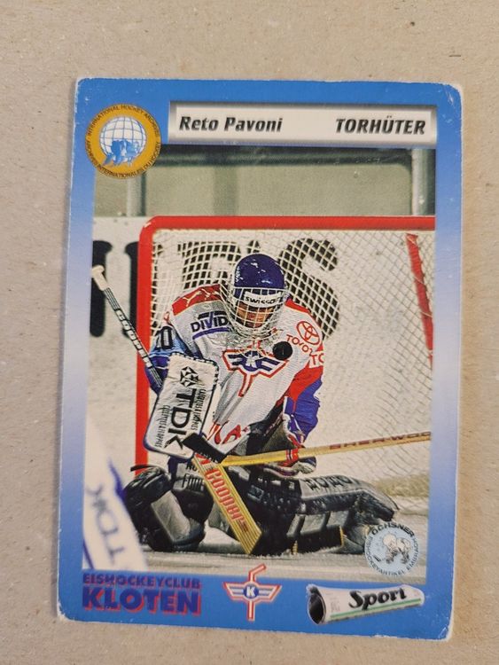 Reto Pavoni - EHC Kloten 1993/94 Meistersaison (Gebraucht) in Bauma für ...