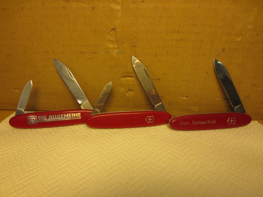 3 Victorinox Sackmesser mit altem Logo, neu. #89 (Neu (gemäss ...