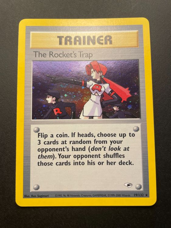 The Rocket’s Trap HOLO ENG Trainer 19/132 Gym Heroes (Gebraucht) in ...