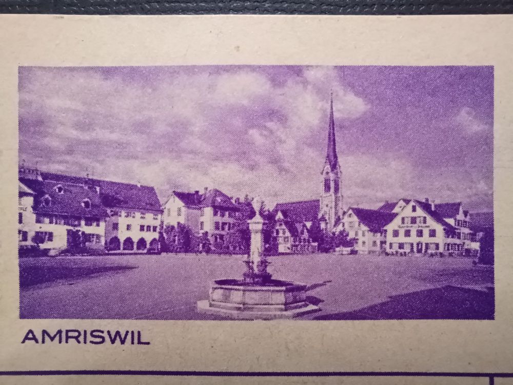 Bildpostkarte, Amriswil, 1938 (Gebraucht) in Aarau Rohr für CHF 4 – mit ...
