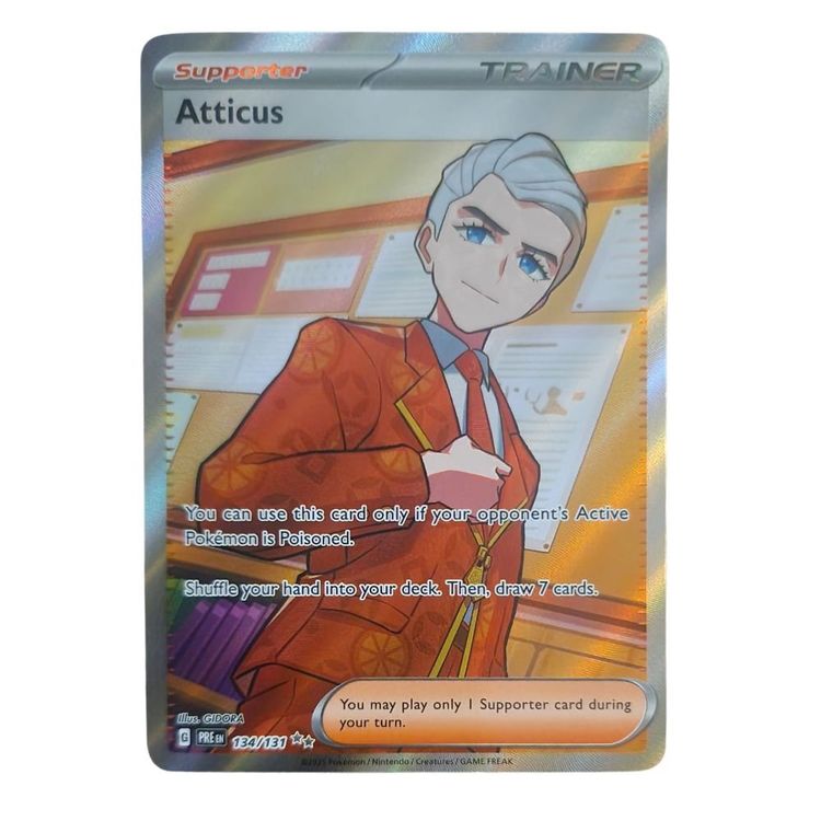 Atticus Trainer Prismatic Evolutions Pokemon (Gebraucht) in Genève für ...