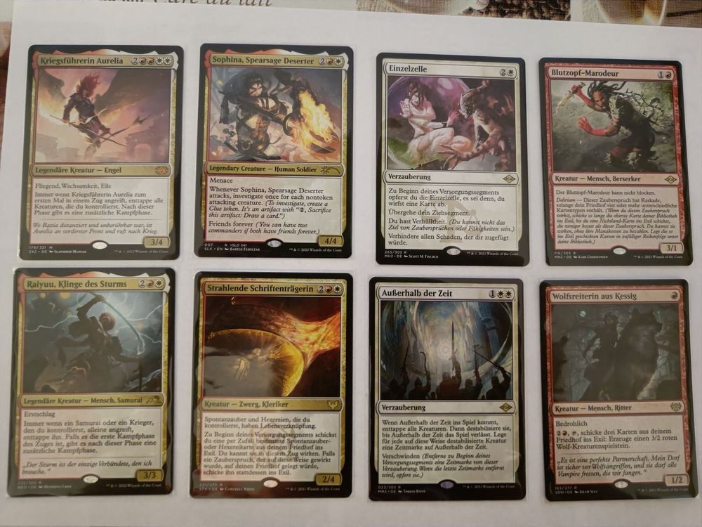Mtg rot-weisse Karten | Kaufen auf Ricardo