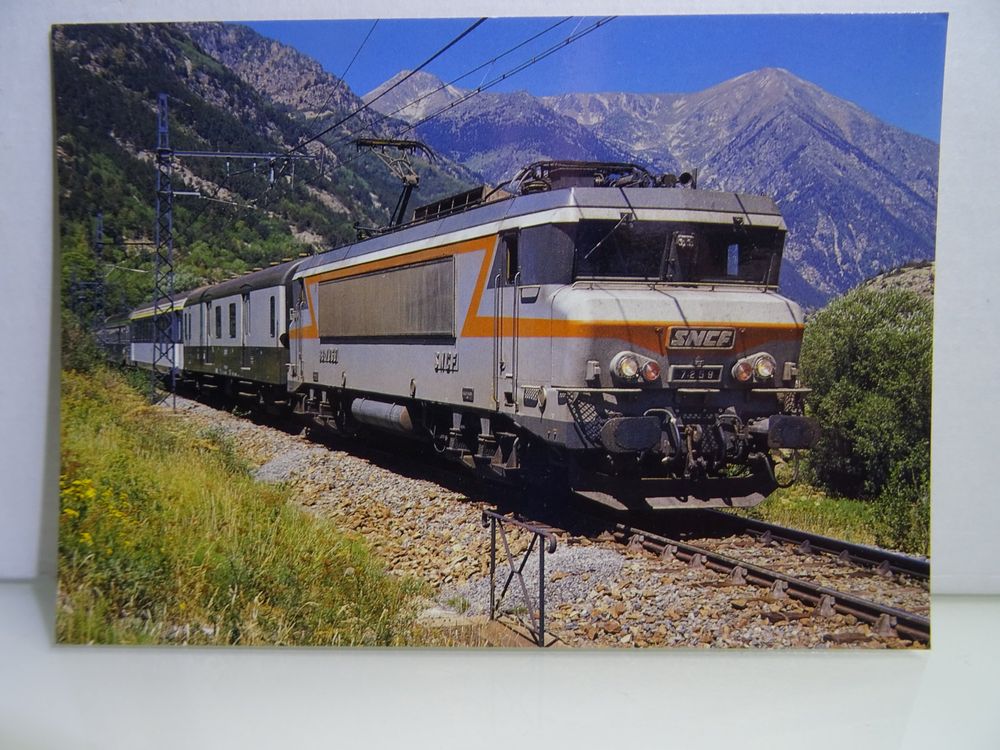 Postkarte SNCF Lokomotive BB 7259 La Tour de Carol Juli 1984 | Kaufen ...