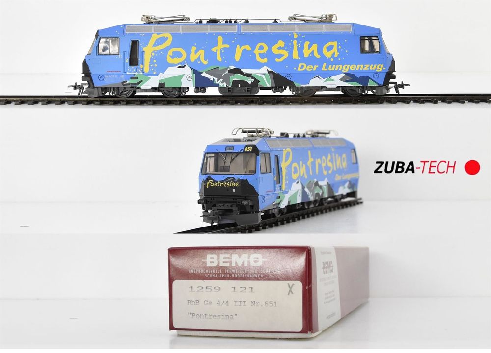 Bemo 1259 121 E-Lok Ge 4/4 III RhB H0m (Gebraucht) in St. Gallen für ...